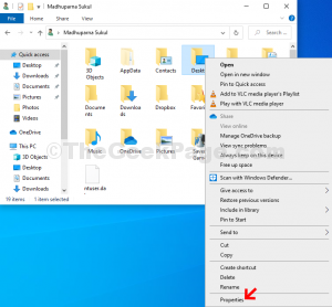 How To Move The Desktop Folder Location In Windows 10/11