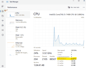 How To Check If Virtualization is Enabled in Windows 10 / 11