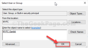 The specified user does not have a valid profile error Fix