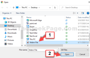 How to run Webm Files easily Without Any third party Software