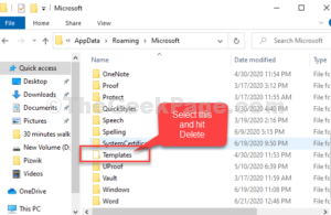 Fix: "Word cannot save or create this file" Error In Windows 10 / 11