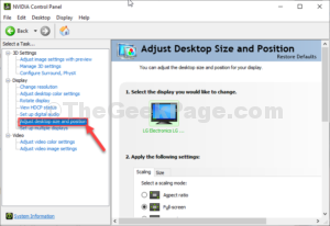 Fix Desktop Over-scaling If you use a TV as Monitor