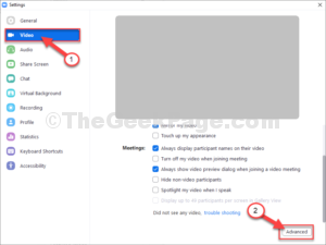 Fix- Zoom camera is not working in Windows 10 / 11