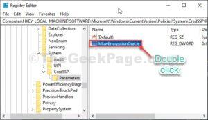 Fix CredSSP Encryption Oracle Remediation Error in Windows 10 , 11