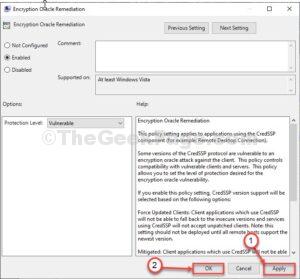 Fix CredSSP Encryption Oracle Remediation Error in Windows 10 , 11
