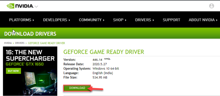 Fix- Supported NVIDIA driver is not installed on your system problem in ...