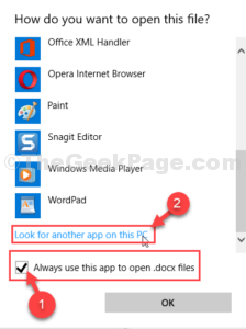 Fix- Word icon thumbnails not showing on .docx files in Windows 10 / 11