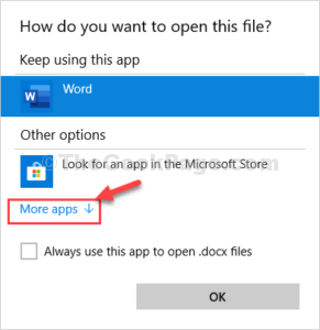 Fix- Word icon thumbnails not showing on .docx files in Windows 10 / 11