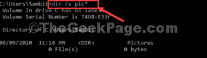 How to search any file through Command Prompt in Windows 10 / 11