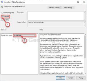 Fix CredSSP Encryption Oracle Remediation Error in Windows 10 , 11
