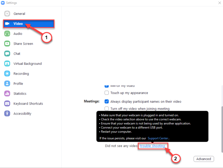 Fix- Zoom camera is not working in Windows 10 / 11