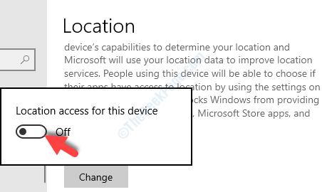 Your Location Is Currently In Use in Windows 10 Fix