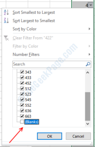 How to fix Excel do not filter correctly issue