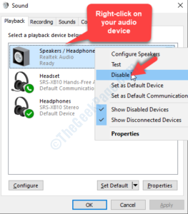 Fix Audio Not Working while playing Game in Windows 10 / 11