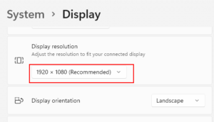 How to solve Resolution not supported error in Windows 10/11