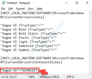 How to Change Font In Windows 10