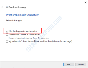 File Explorer error “No items match your search” in Windows 10 / 11