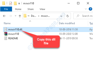 MSVCR110.dll Missing Error on Windows 10 Fix