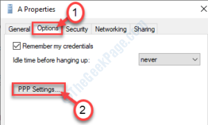 PPP link control protocol was terminated error code 734 Fix