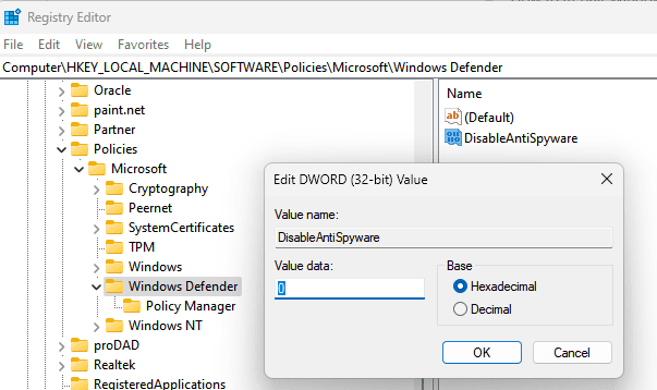 Windows Defender Won’t Start in Windows 10/11 Fix