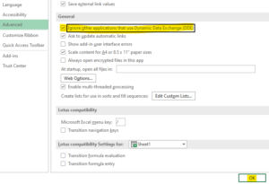 Microsoft Excel is waiting for another application to complete an OLE ...