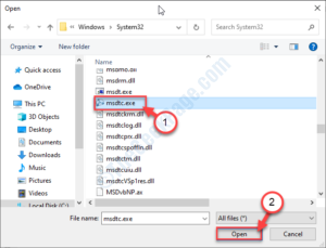 MSDTC encountered an error in Windows 10 Fix