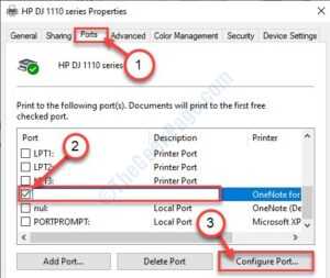 An error occurred during port configuration in Windows 10 Fix