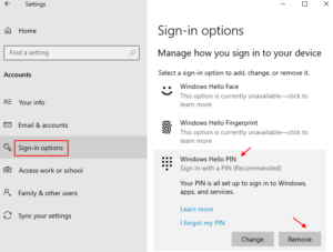 Something happened and your PIN isn’t available Error in Windows 10 Fix
