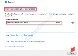Unable To Send or Receive a file Using Bluetooth in Windows 10 / 11