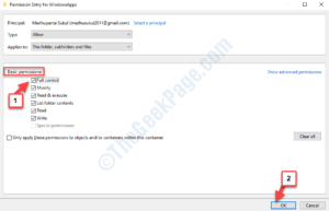 Fix Cannot access WindowsApps Folder in Windows 10 / 11