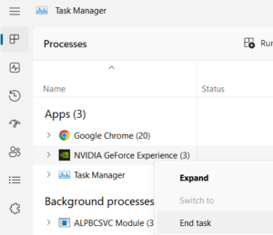 NVIDIA Geforce Experience not opening in Windows 10 / 11 Fix