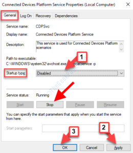 How to Disable Connected Devices Platform Service (CDPSvc) to fix High Disk Usage