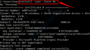 How to View Digital Certificates Installed in Windows 10 / 11