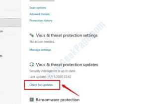 How To Update Windows Defender Offline Manually