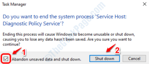 Service Host: Diagnostic Policy Service Using High Memory Fix