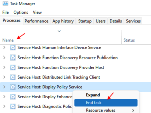 Service Host: Diagnostic Policy Service Using High Memory Fix