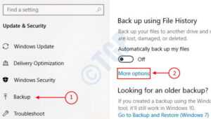 Fix Reconnect Your File History Drive Error In Windows 10