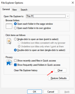 File Explorer is opening too slow in Windows 10 / 11
