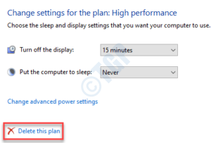 How to restore missing High performance power plan in Windows 10 / 11