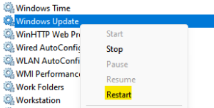We couldn't connect to the update service in Windows 10/11 Fix