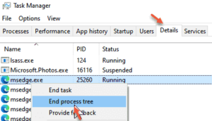 Microsoft Edge won't open in Windows 10/11 Fix