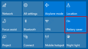 How to Enable and Disable Battery Saver Mode in Windows 10
