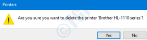 Different ways to Delete/ Remove/ Uninstall a Printer in Windows 10