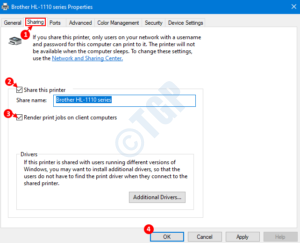 How to share a Printer in Windows 10