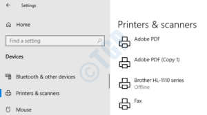 Different ways to Delete/ Remove/ Uninstall a Printer in Windows 10