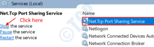 Fix NET.TCP Port Sharing Service Failed To Start Error In Windows 10/11