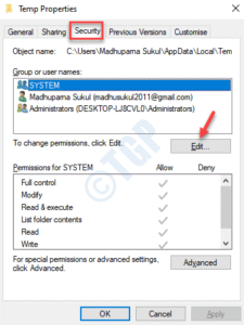 Unable To Execute Files In The Temporary Directory. Setup Aborted Fix