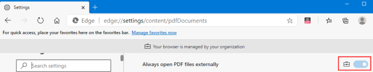 How to Make Microsoft Edge download the PDF files instead of opening them