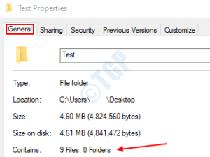 How to know total number of files in a directory in windows 10 / 11