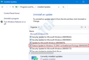 What is Enablement Package in Windows 10